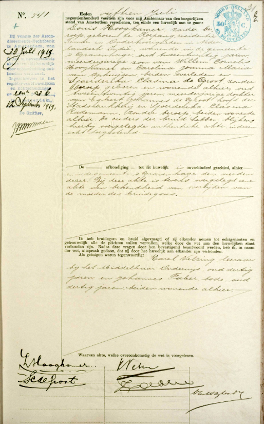 Nakomelingen van Egbert de Groot